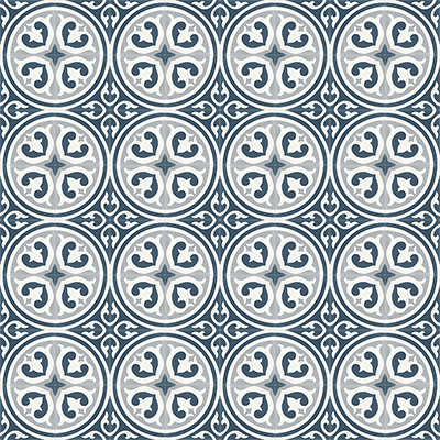 Santa Maria Navy 05 - Cement Tiles in Stock by Original Mission Tile