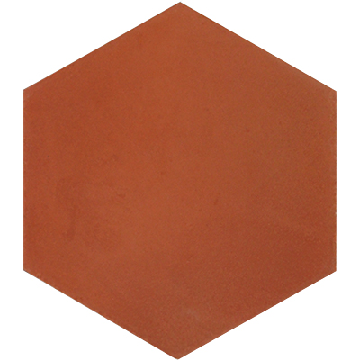 Cement Tile in Stock | Hexagonal Terra-Cotta Solid color 8" | Original ...