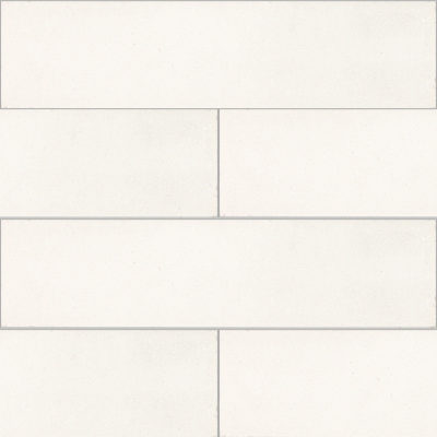 Brick S-100 White 2x8 - Cement Tiles in Stock by Original Mission Tile