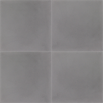 Cement Tile in Stock | Oxford Gray Solid color 8x8 | Original Mission Tile
