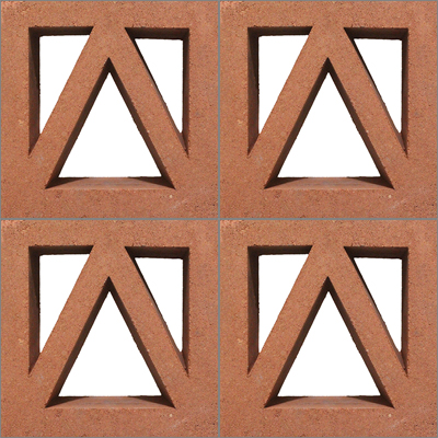 Triangle Breeze Block 8x8x4 - Cement Tiles in Stock by Original Mission ...