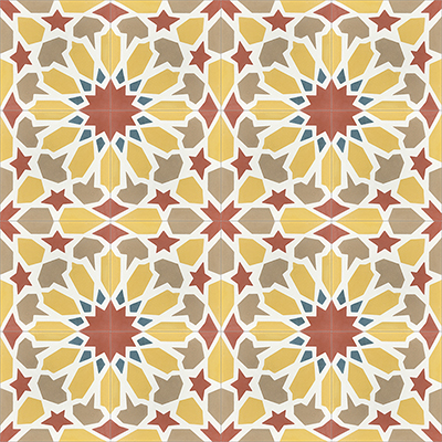 Fes Terracotta 04 - Cement Tiles in Stock by Original Mission Tile