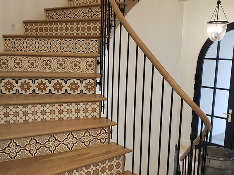 Handmade Tiles for Modern Spanish Revival Design
