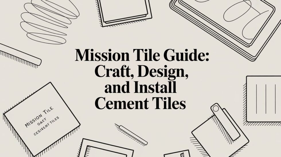 Mission Tile Guide: Craft, Design, and Install Cement Tiles