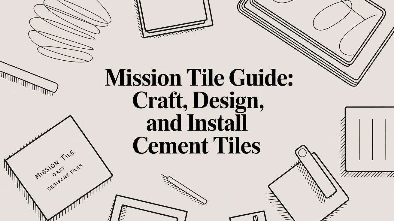 Mission Tile Guide: Craft, Design, and Install Cement Tiles