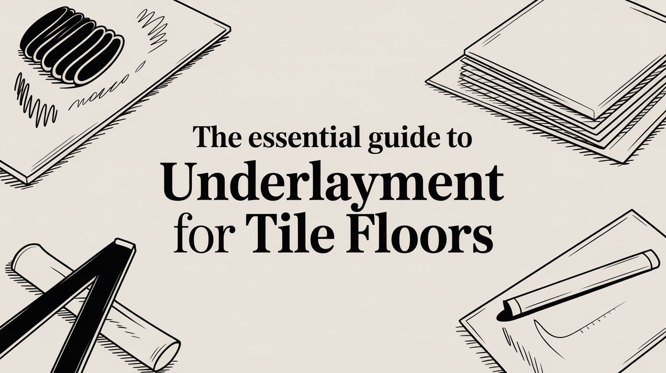 The Essential Guide to Underlayment for Tile Floors
