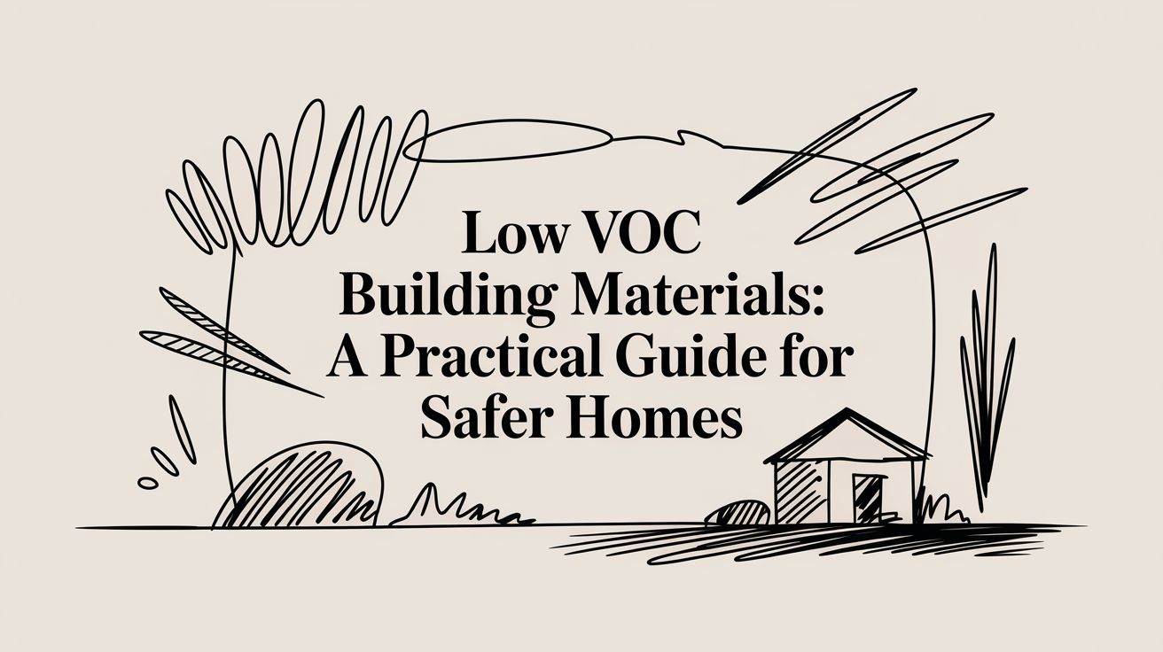 Low voc building materials: A practical guide for safer homes